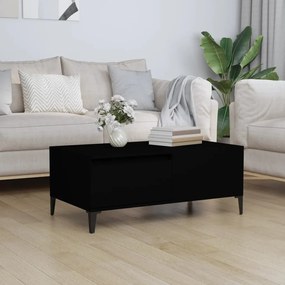 Konferenční stolek černý 90x50x36,5 cm kompozitní dřevo,  821117 HangarStore.cz