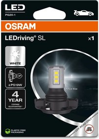 Led autožárovka osram ledriving sl ps19w studeně bílá 6000k 12v