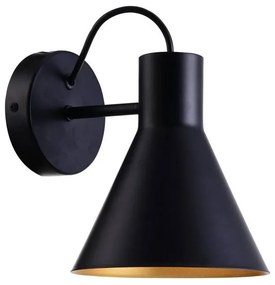 Černo-zlaté nástěnné svítidlo More pro žárovku E27 - Candellux