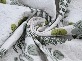 Přehoz na postel SCANDI NATURE, zelený Rozměr: 170 x 210 cm