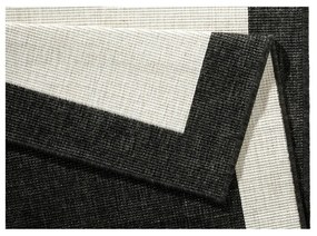 Černo-krémový venkovní koberec NORTHRUGS Panama, 160 x 230 cm