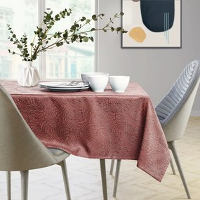 Kulatý ubrus AmeliaHome GAIA starorůžový