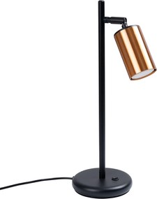 Sollux Lighting Stolní lampa WINX černá/měděná