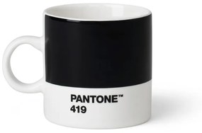 Černý keramický hrnek na espresso 120 ml Espresso Black 419 – Pantone
