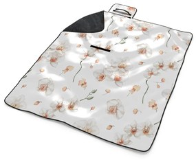 Sablio Plážová deka Bílá orchidej: 200x140 cm