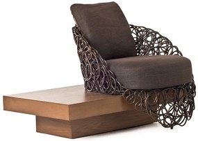 Kenneth Cobonpue křesla Noodle Easy Armchair with Platform