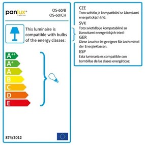 Svítidlo Panlux OLGA S OS-60/B s pohybovým čidlem bílá