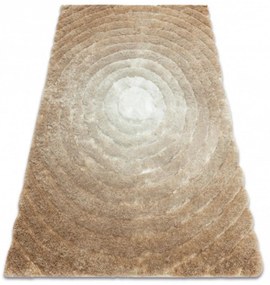 Luxusní kusový koberec shaggy Flimo béžový 160x220cm