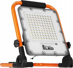 LED Nabíjecí reflektor se stojanem LED/50W/3,2V 4500K 5000 mAh IP65 oranžová
