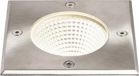 RED R11962 RIZZ SQ 125  nerez 230V LED 7W IP67  3000K - RED - DESIGN RENDL