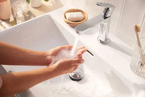 Hansgrohe Rebris S, umyvadlová baterie 110 bez odtokové soupravy, CoolStart, chromová, 72520000