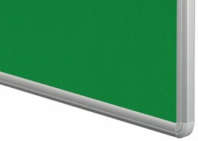 Textilní nástěnka TEXTIL AL rám 200 x 100 cm (různé barvy) - zelená (602001004106)