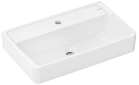 Hansgrohe Xanuia Q - Umyvadlo 60x37 cm, bez přepadu, otvor pro baterii, bílá 60215450