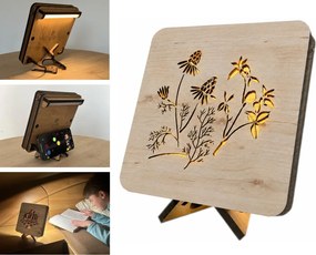 Li-Go "Heřmánek" lampa 19x19cm provedení povrchu: bříza