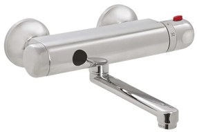Sanela - Termostatická umyvadlová baterie, se spodním ramínkem, bateriové napájení, chrom SLU 25SB