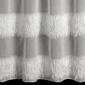 ZÁCLONA NA KROUŽCÍCH MARGARET4 140X250 CM KRÉMOVÁ