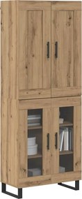 Vysoký bufet 2 ks Artisanový dub 69,5 x 34 x 180 cm 3403193