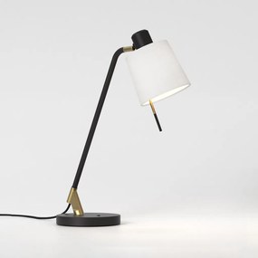 Moderní stolní lampička Edward Table Stínítko: Bílé látkové
