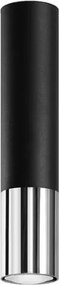 Stropní svítidlo SOLLUX Loopez GU10 1x40W bez zdroje SL.0939 černá/chrom