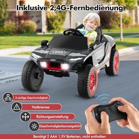 Costway Audi elektrické auto pro děti 12 V elektrické dětské auto s dálkovým