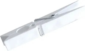 MSV kolíčky na prádlo 12 ks / bílé / plast / 8,5 cm