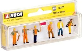 NOCH Sada figurek Traťoví dělníci / 6 ks / H0 (měřítko 1:87) / od 14 l