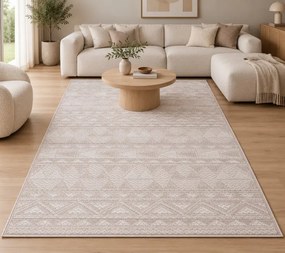 Koberec LENA E102A béžový / krémový