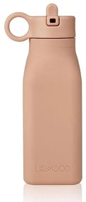 LIEWOOD Silikonová lahev na pití Warren Tuscany rose 350 ml, růžová barva, plast