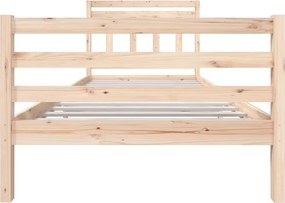 Rám postele masivní dřevo 100 x 200 cm 3100644