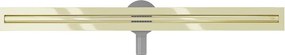 Mexen Flat 360° Slim otočný liniový odtok 90 cm, zlatý - 1541090