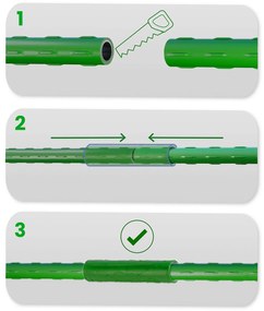 Tyče na rostliny 120 cm Plonos PL-940 zelené 10 kusů
