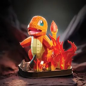 SPIN MASTER 4D Build Stavebnice Pokémon Charmander / 241 dílků / od 12
