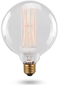 TRIXLINE EDISON Retro Carbon Filament žárovka G125 E27 40W