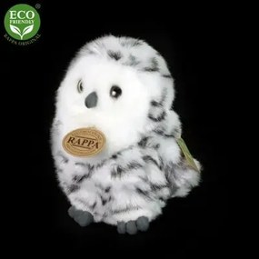 RAPPA Plyšová sova žíhaná 17 cm / ECO-FRIENDLY / od 0 měsíců