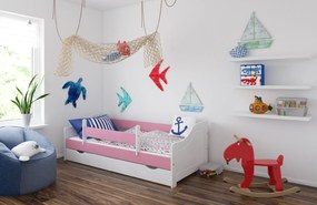 BabyBeds Dětská postel LILI Velikost postele: 160x80 cm, Barevné provedení: Bílá, Úložný prostor: Ano, s úložným prostorem Bílá