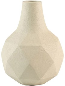 OnaDnes -20% Béžová kovová váza ZUIVER BLOOM 16 cm