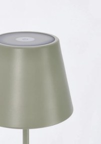 BIZZOTTO Zahradní stojací LED lampa ETNA 38 cm šedozelená