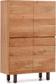 Komoda z masivu akácie v přírodní barvě 100x155x40,5 cm Uxue – Kave Home