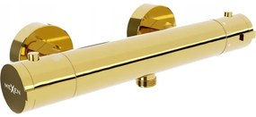 Mexen Kai termostatická sprchová baterie, Zlatá - 77100-50