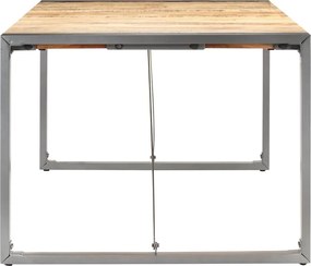 Jídelní stůl 180 x 90 x 75 cm masivní hrubé mangovníkové dřevo 321564