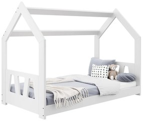 Dětská postel Domeček 160x80 D2A bílá s roštem