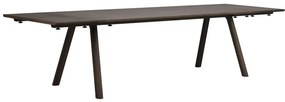 ROWICO Jídelní stůl CLAPPERTON 220x95 cm tmavě hnědý