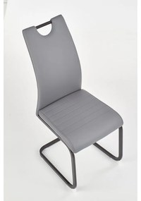 Jídelní židle Kathie, šedá / černá