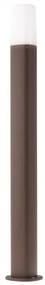 REDO Group 9078 Crayon, sloupkové svítidlo, 1x42W E27, rezavě hnědá, výška 80cm, IP44