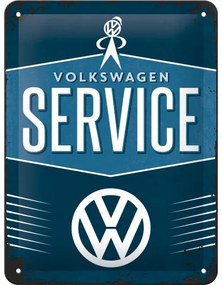 Postershop Plechová cedule: VW Service - 20x15 cm