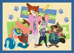 TREFL Puzzle Zootropolis 2: Zootropolis plná dobrodružství 4v1 / 35, 4
