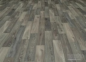 Breno PVC BLACKTEX Fumed Oak 966M – tmavě šedé dřevo, šíře 400 cm