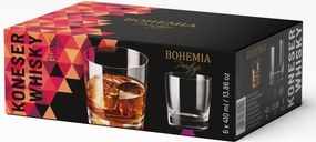 BOHEMIA PRESTIGE KONESER SKLENICE NA WHISKY 410ML SADA 6 KS