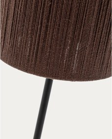 Stolní lampa v tmavě přírodní barvě z masivu akácie (výška 147 cm) Kor – Kave Home