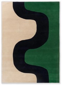 Designový vlněný koberec Marimekko Seireeni zelený Brink & Campman 140 x 200